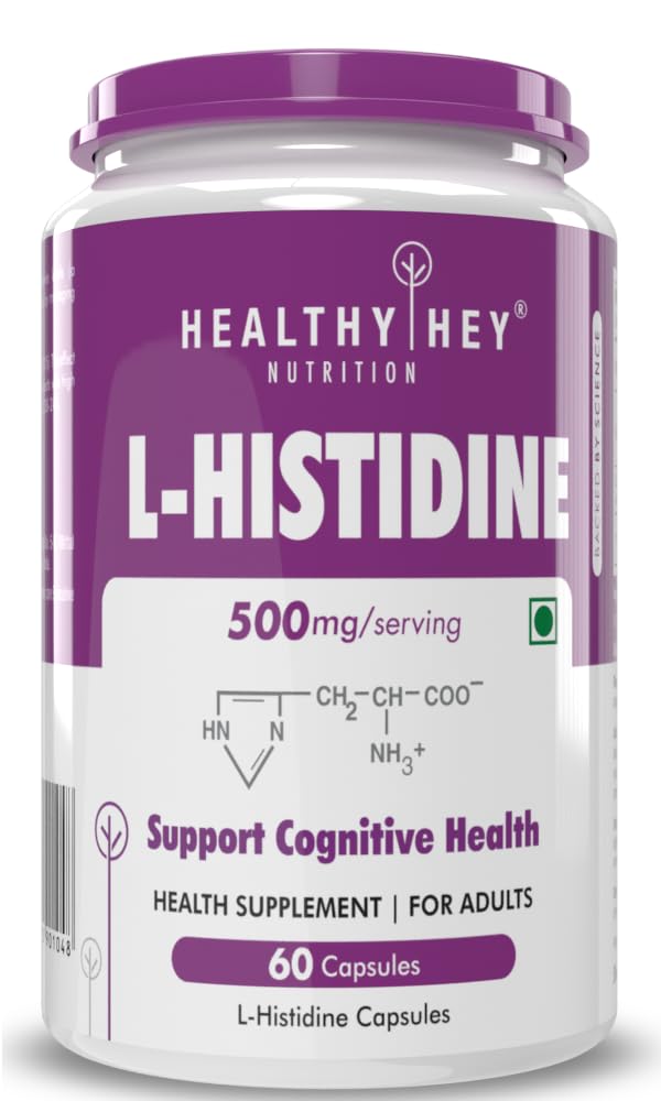 HealthyHey Nutrition L-Histidine 60 Capsules : Amazon.in: Health ...