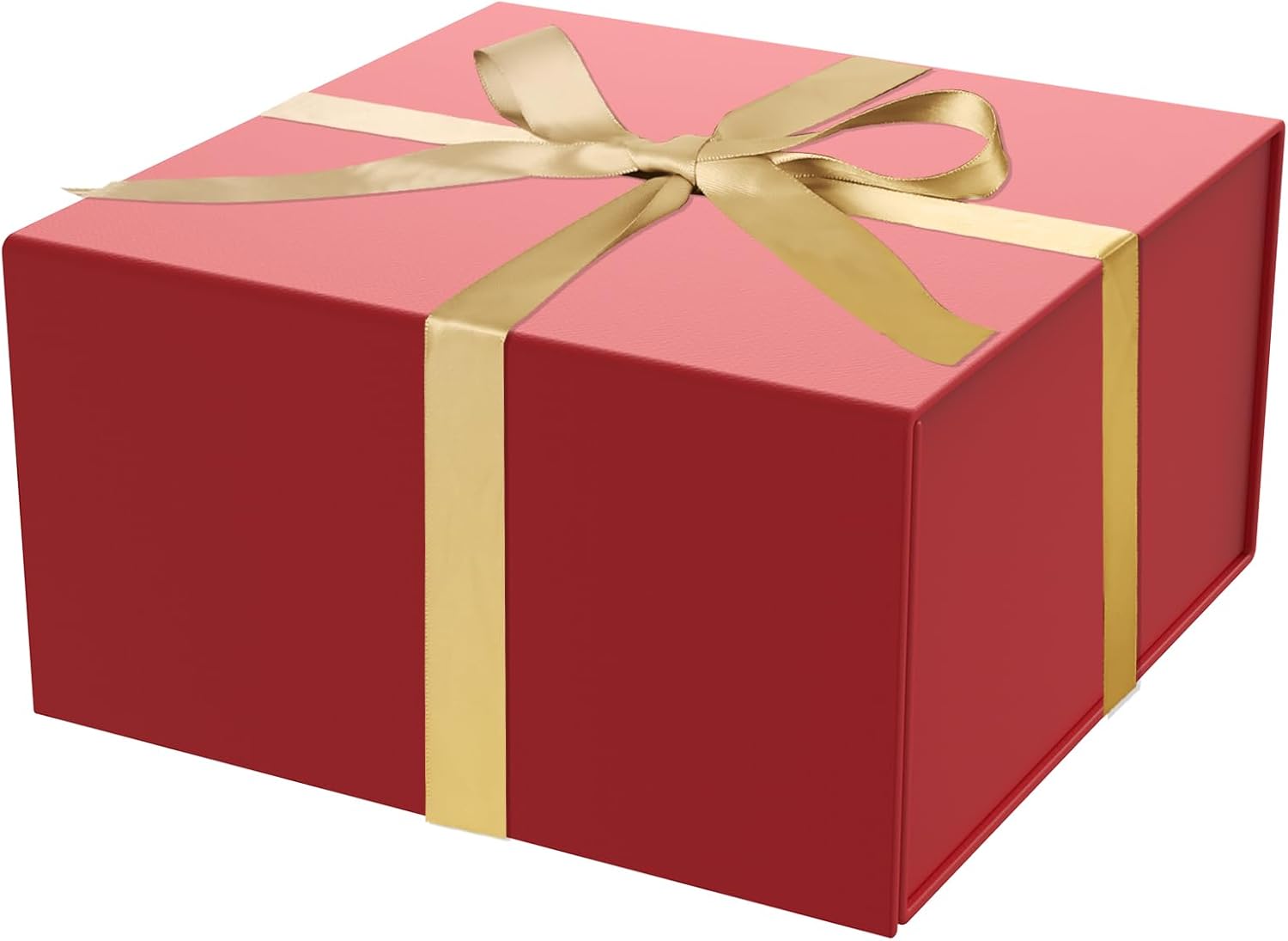Amazon.com: Gift Box 8x8x4 Inch with Magnetic Closure Lid Red Gift ...