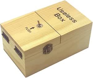 Amazon.com: A Useless Box with Surprises Wooden Useless Box Fully ...