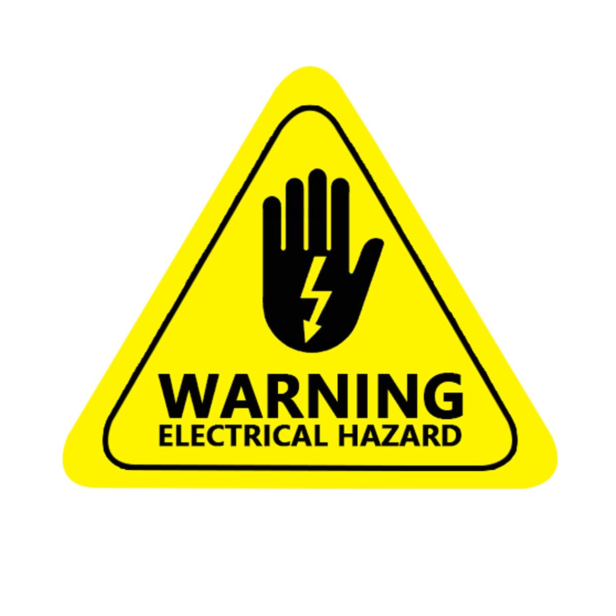 Buy Danger Electrical Hazard Voltage Shock Warning Label Sticker,2 Inch ...