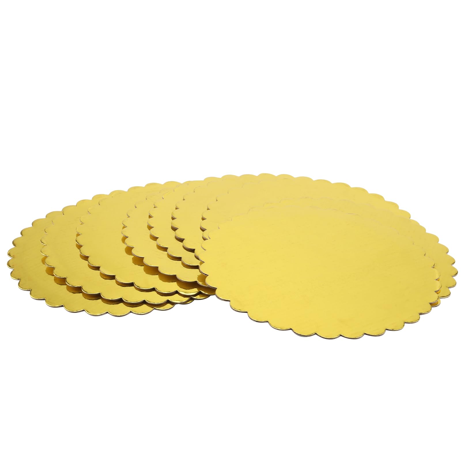 Snapklik.com : 50 Pack 8 Inch Gold Cake Boards Rounds, Greaseproof ...