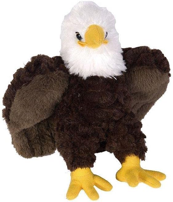 Amazon.com: Wild Republic Bald Eagle Plush, Stuffed Animal, Plush Toy ...