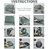 Amazon.com : 2 Pcs Pop Up Mesh Plant Cover, 35" x 35" x 27.5" Foldable ...