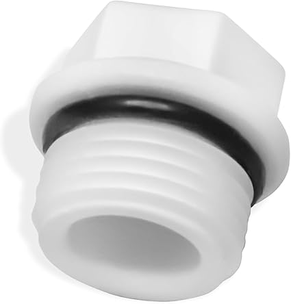 Amazon.com: Sch 40 MNPT 1 Inch PVC End Cap - 1 Inch Male Threaded Plug ...