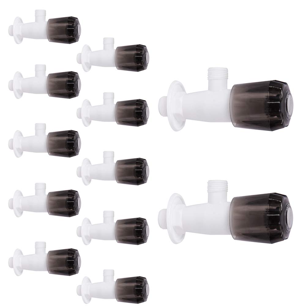 Buy SOCCER - Plastic Angle Valve Cock Tap (Pack of 12)/Heavy Duty ...