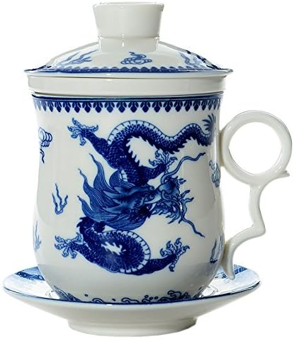 Amazon.com | BandTie Convenient Travel Office Ceramics Teacup Loose ...