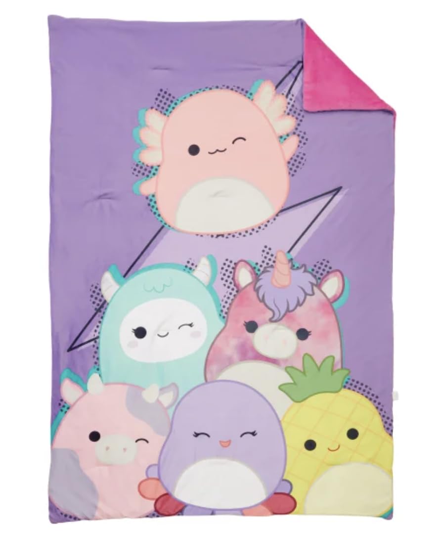 Amazon.com: Squishmallows Snuggle Throw 50" x 70" (Squish On) : Home ...