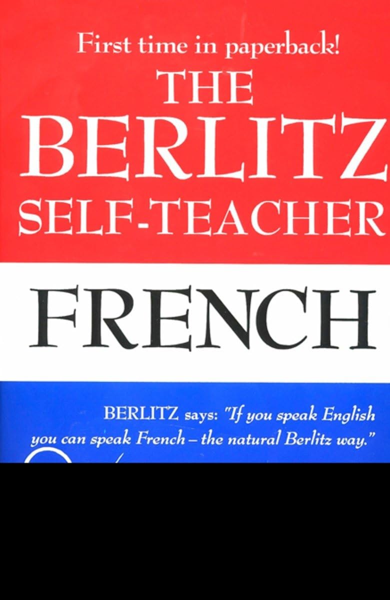 The Berlitz Self Teacher French A Unique Home Study Method Developed