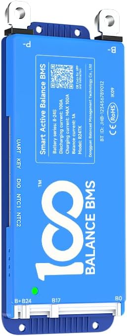 Amazon.com: 100BALANCE BMS 40A Active Balance 1A 8S-17S Build in ...