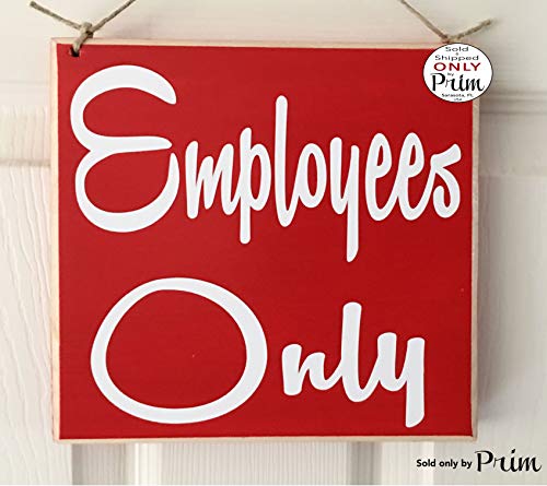 Staff Only Sign Cute