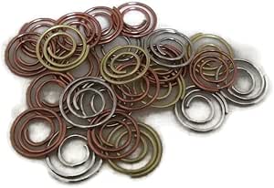 Amazon.com : Gold Copper Silver Mini Metal Spiral Clips : Office Products