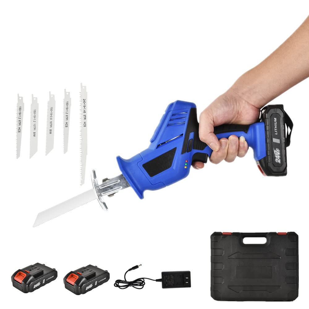 Buy Brushless One Handed Reciprocating Saw,21V One-Handed Battery ...