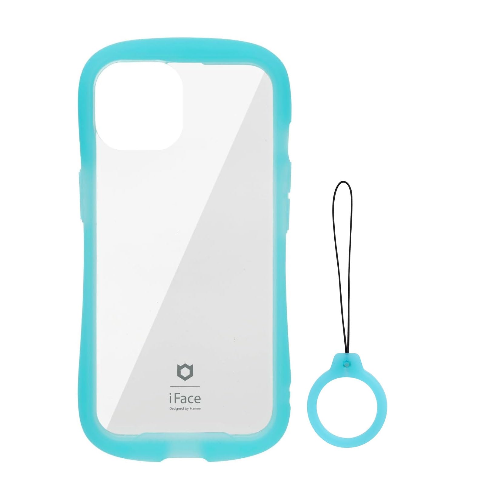 Amazon.co.jp: iFace Reflection Neo iPhone 15 Plus ケース 強化ガラス クリアケース ストラップ セット(クリアブルー)【アイフォン15プラス ...