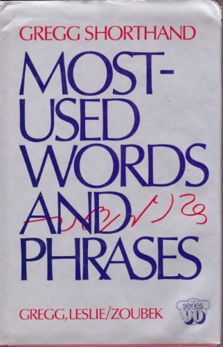 Amazon.com: Gregg Shorthand Most-Used Words and Phrases; Series 90: ...