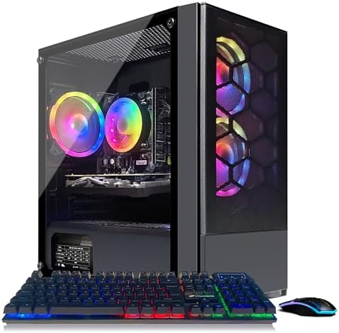 Amazon.com: STGAubron Gaming Desktop PC, GeForce RTX 3050 Ti M 8G ...