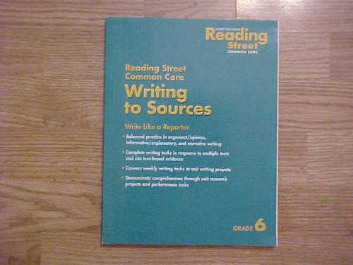 Amazon.com: Writing To Sources Write Like a Reporter Grade 6 Scott ...
