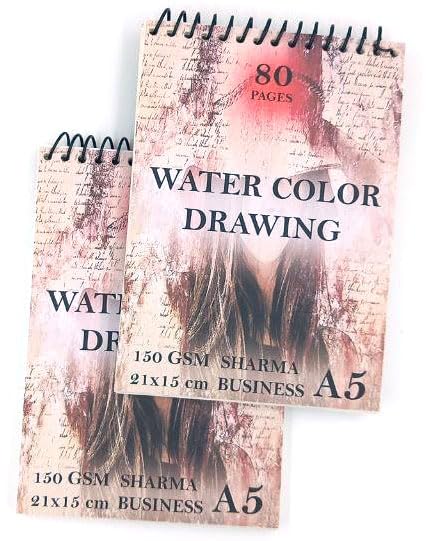 SHARMA BUSINESS Children's A5 Size Drawing Book for Art Color and Water ...