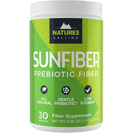 Amazon.com: Tomorrow's Nutrition, Sunfiber, Prebiotic Fiber Supplement ...