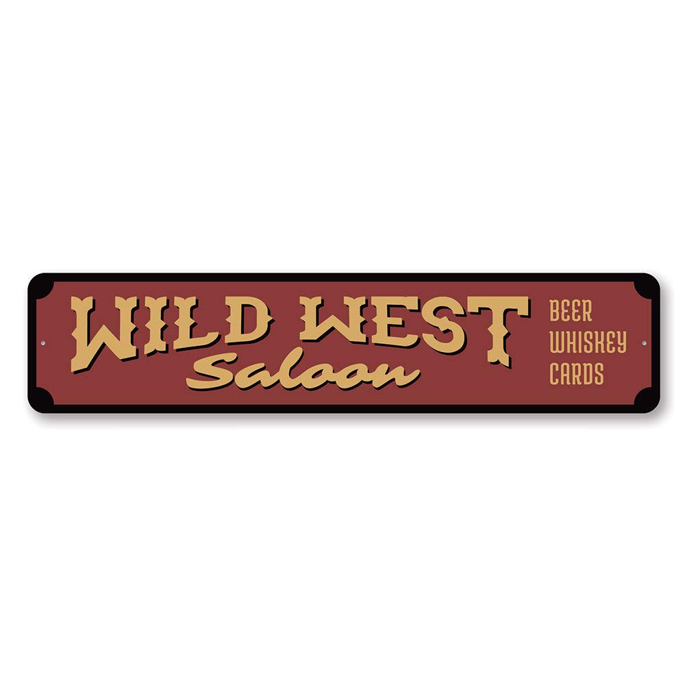 Old West Saloon Sign