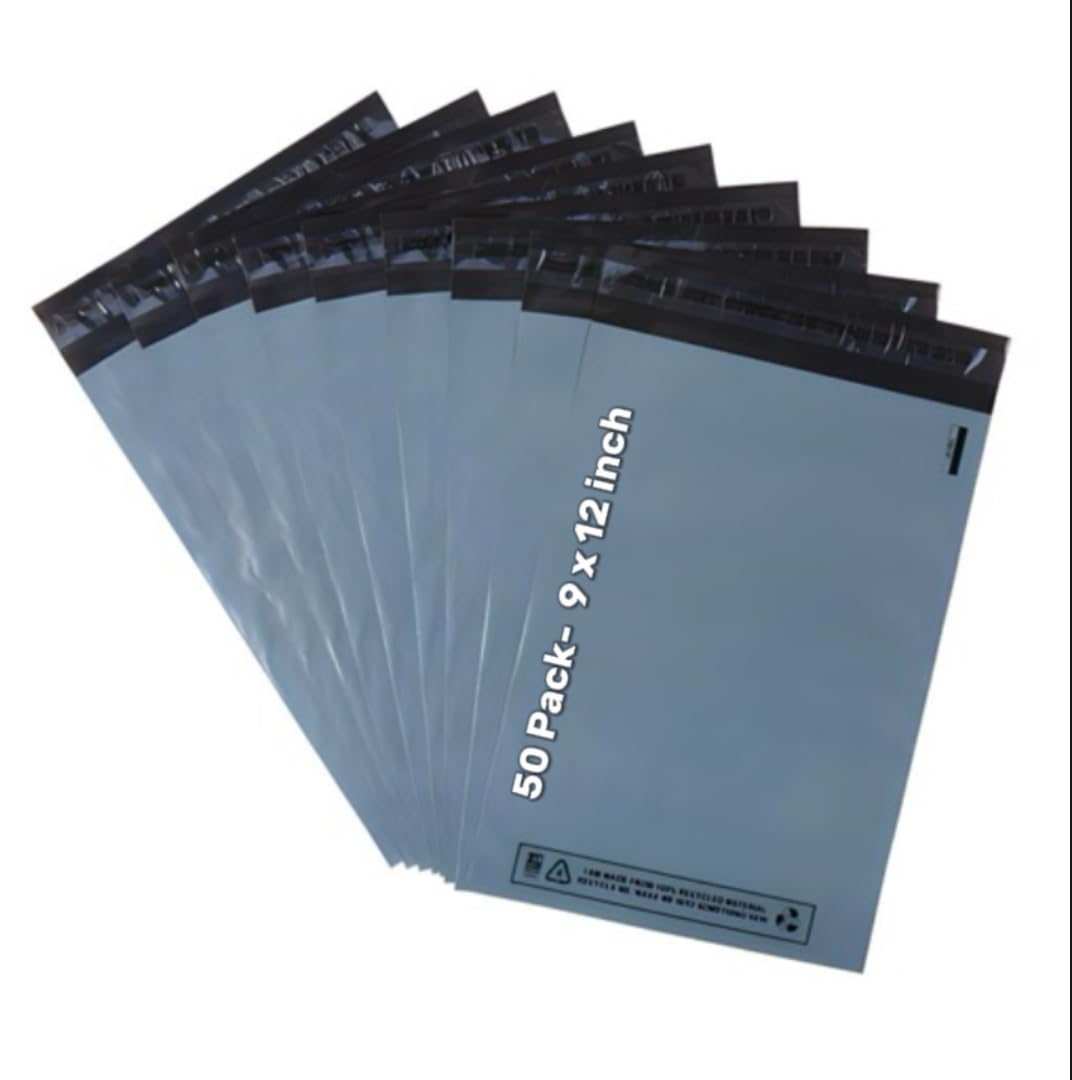 DVIVA 50pcs Postage Bags for Clothes |9"x12" Waterproof and Tear-Proof ...