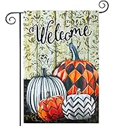 Amazon.com : hogardeck Fall Garden Flag Yard Flag Vertical Double Sided ...