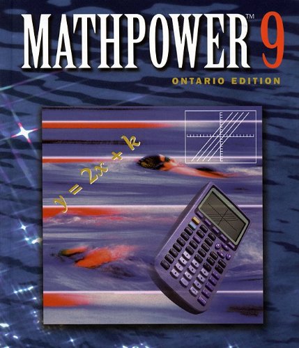 MATHPOWER 9 Ontario Edition: Knill, George, Baxter, Rene (Mrs ...