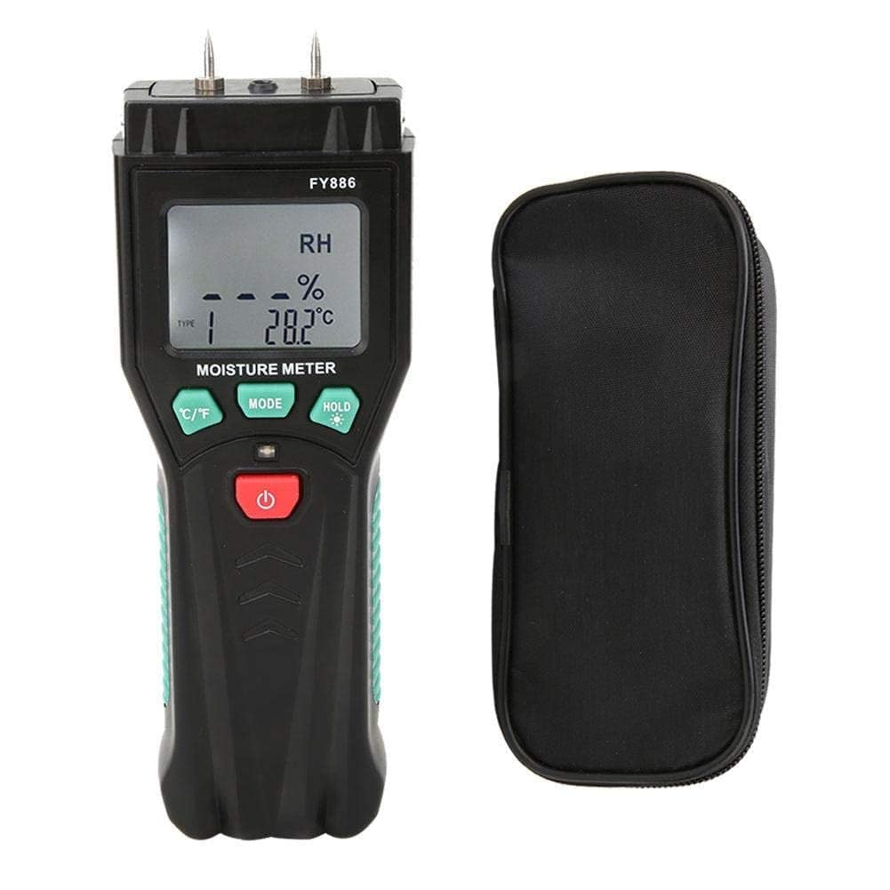 Moisture Detector, 2% - 70% RH Digital LCD Handhold Moisture Meter Damp ...