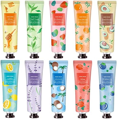 Amazon.com: BONNIESTORE 10 Pack Fruits Fragrance Hand Cream ...