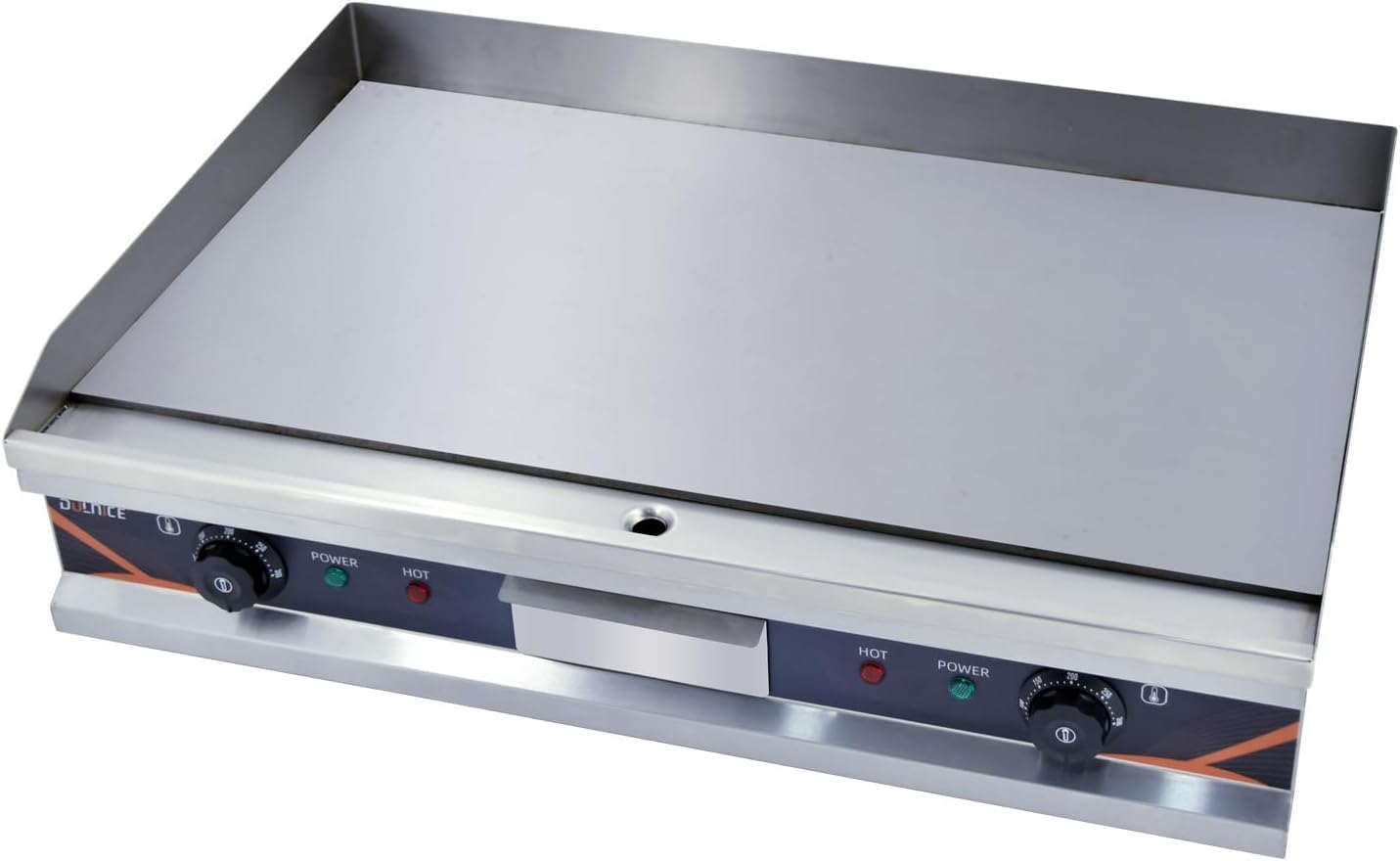 DULNICE Commercial Electric Griddle 73cm Large Stainless Steel Flat Top ...