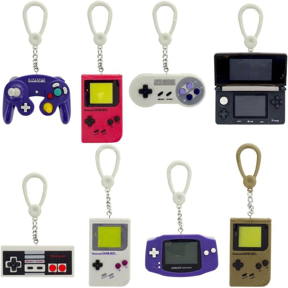 Amazon.com: Nitendo Keyring, Random Nitendo Console, Suprise on Opening ...