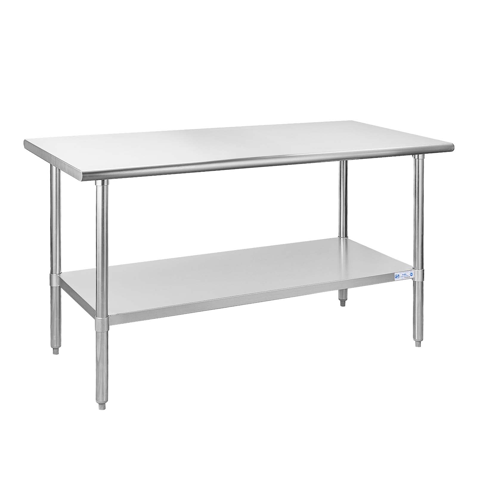 Hally Stainless Steel Table For Prep Work 24 X 60 Inches NSF