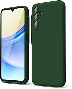 Amazon.com: oakxco for Samsung Galaxy A15 5G Case Liquid Silicone, Soft Rubber Gel Elegant Thin ...