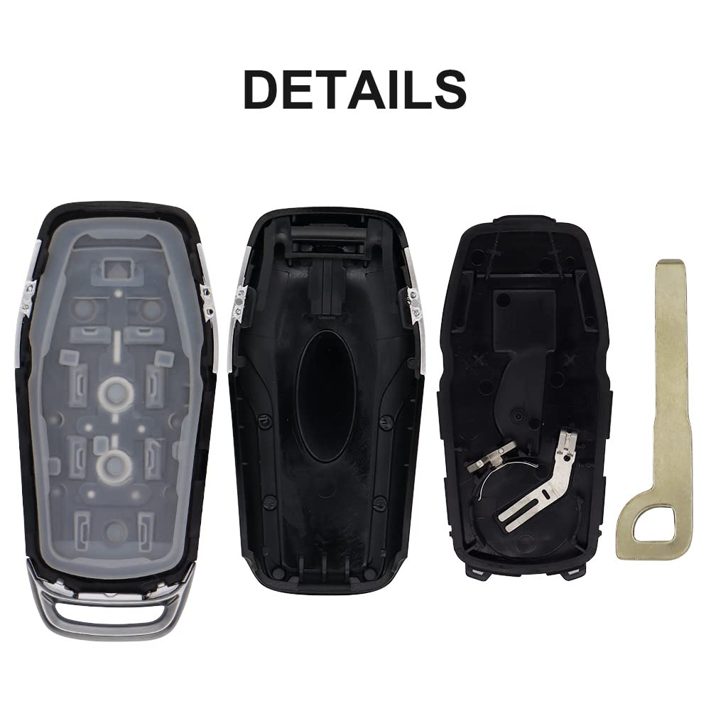 Snapklik.com : Key Fob Cover Shell Fit For Ford F150 F250 F350 Mustange ...