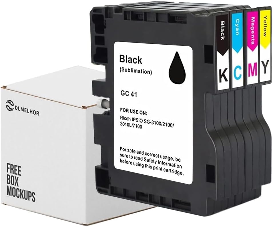 Amazon.com: 4 Pack GC41 Sublimation Ink Cartridge Pigment Heat Transfer ...