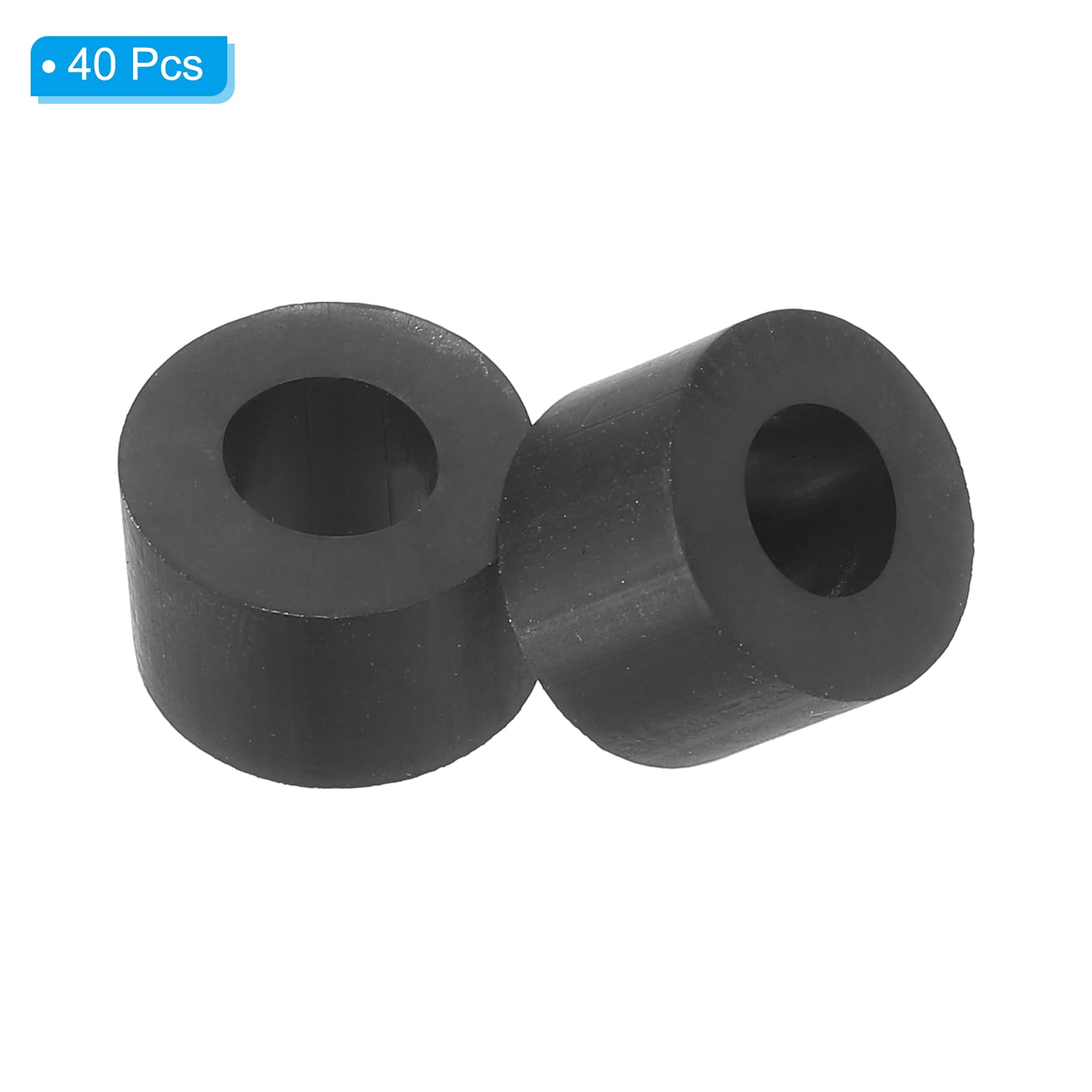 PATIKIL M8 Rubber Flat Washer, 40 Pack 8mm ID 16mm OD 10mm Thick ...