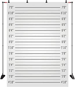 Amazon.com : 5X7FT Prison Backdrop Police Party Decorations Mugshot ...