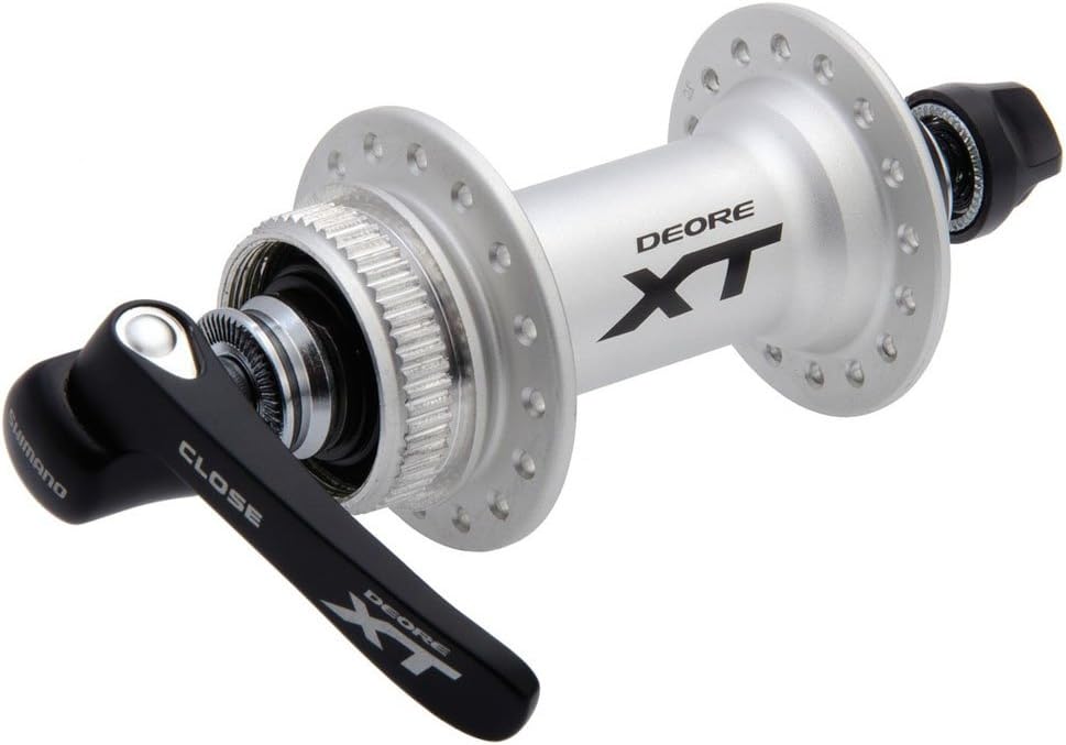 Amazon.com : Shimano XT Front Hub, HB-M785, 36h, Centerlock, Silver ...