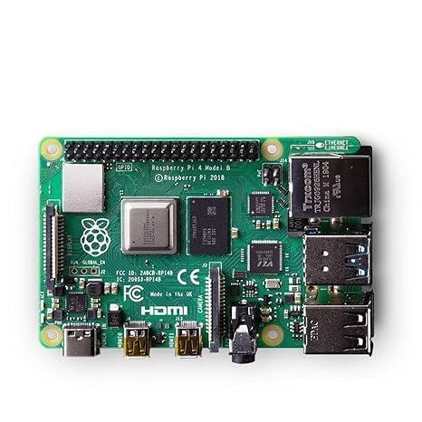 Raspberry Pi 4 Model B 1GB RAM DDR4 64-bit SoC @ 1.5GHz CPU Single ...