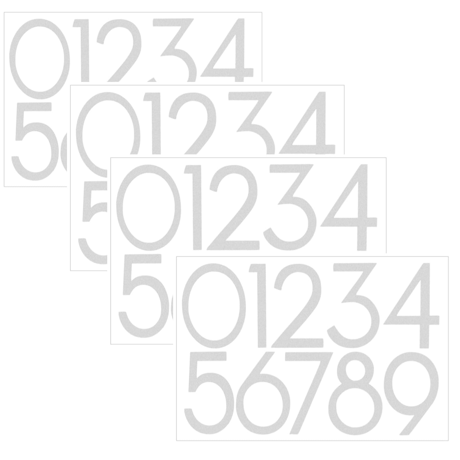 Amazon.com: 40Pcs 2 Inch Mailbox Numbers Stickers, Self Adhesive ...