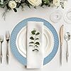 Amazon.com | UOEKCS Light Blue Charger Plates, 13" Round Chargers for ...