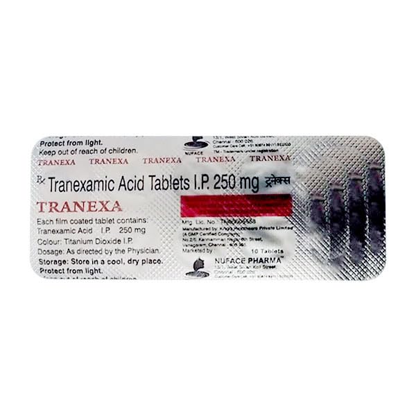 Tranexa 250Mg - Strip of 10 Tablets : Amazon.in: Health & Personal Care