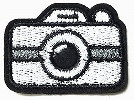 Amazon.com: Mini Camera Patch Iron-On/Sew-On Embroidered Applique ...