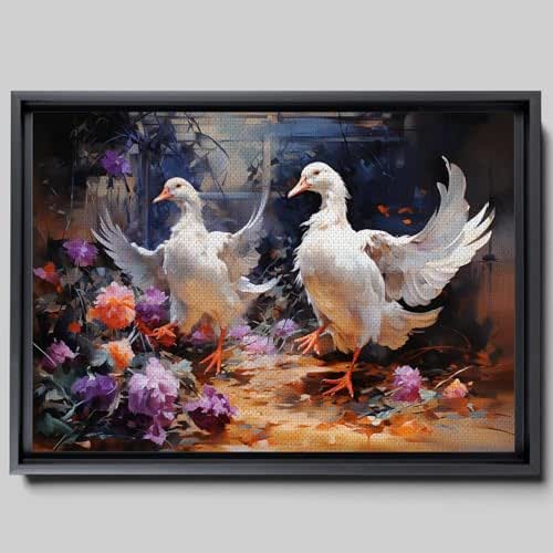 Amazon.com: Ducks, Goose Garden Wall Art, Vintage Art Prints, Duck Art ...