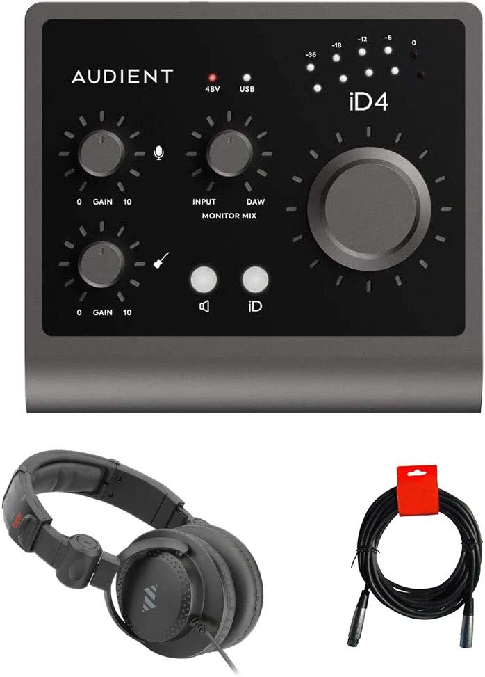 Amazon.com: Audient iD4 MKII USB-C Audio Interface Bundle with Polsen ...