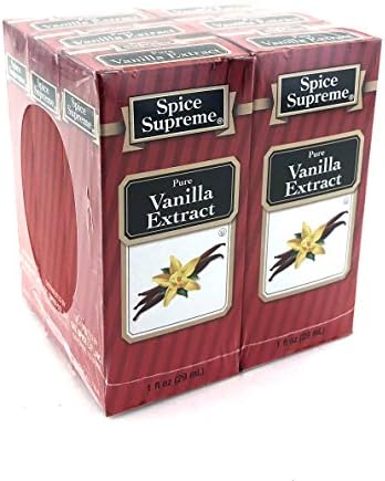 Amazon.com: Spice Supreme 100% Natural Pure Vanilla Extract, 1 Fl. Oz ...