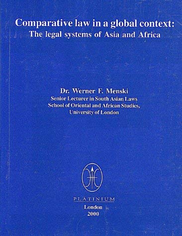 Amazon.com: Comparative Law in a Global Context: 9780953572816: Menski ...