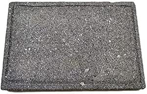 Comal rectangular liso 20 * 30 en piedra volcánica : Amazon.com.mx ...