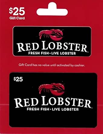 Amazon.com: Red Lobster Gift Card $25 : Gift Cards