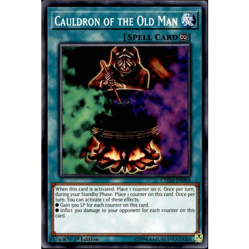 Buy YuGiOh CHIM-EN064 1st Ed Cauldron of the Old Man Common Card Chaos ...