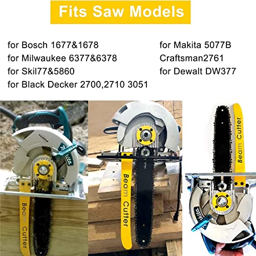 Beam Cutter Woodworking Tools, Steel Circular Saw Attachment for Beam ...